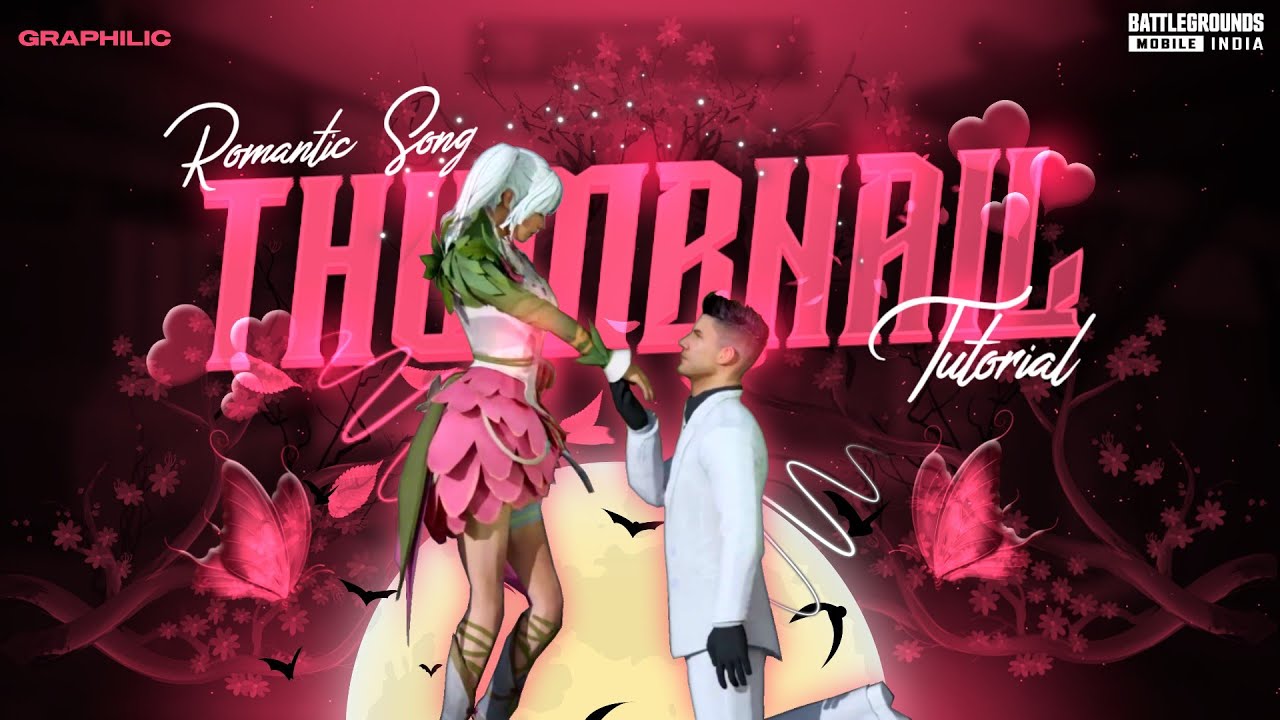 Create romantic song bgmi montage thumbnail on android | thumbnail ...