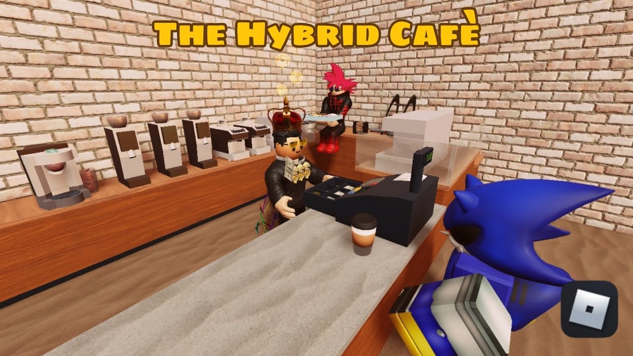 The Hybrid Cafe With Friends! Roblox - YouTube