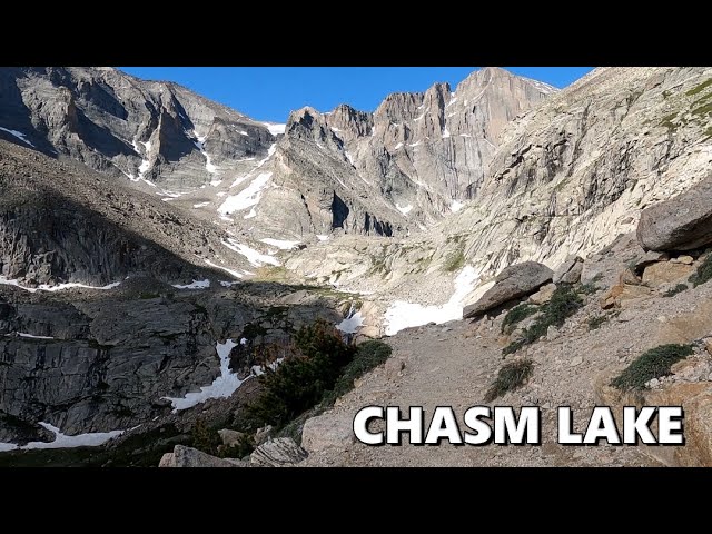 Longs Peak Lake High Alpine Chasm Lake Is One Of Colorado's Most