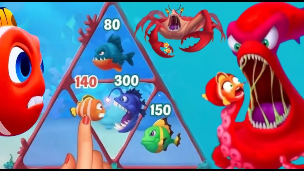 Fishdom 🐠 Ads Mini Games 22.5 Hungry fish 🐟 New Update Level All ...