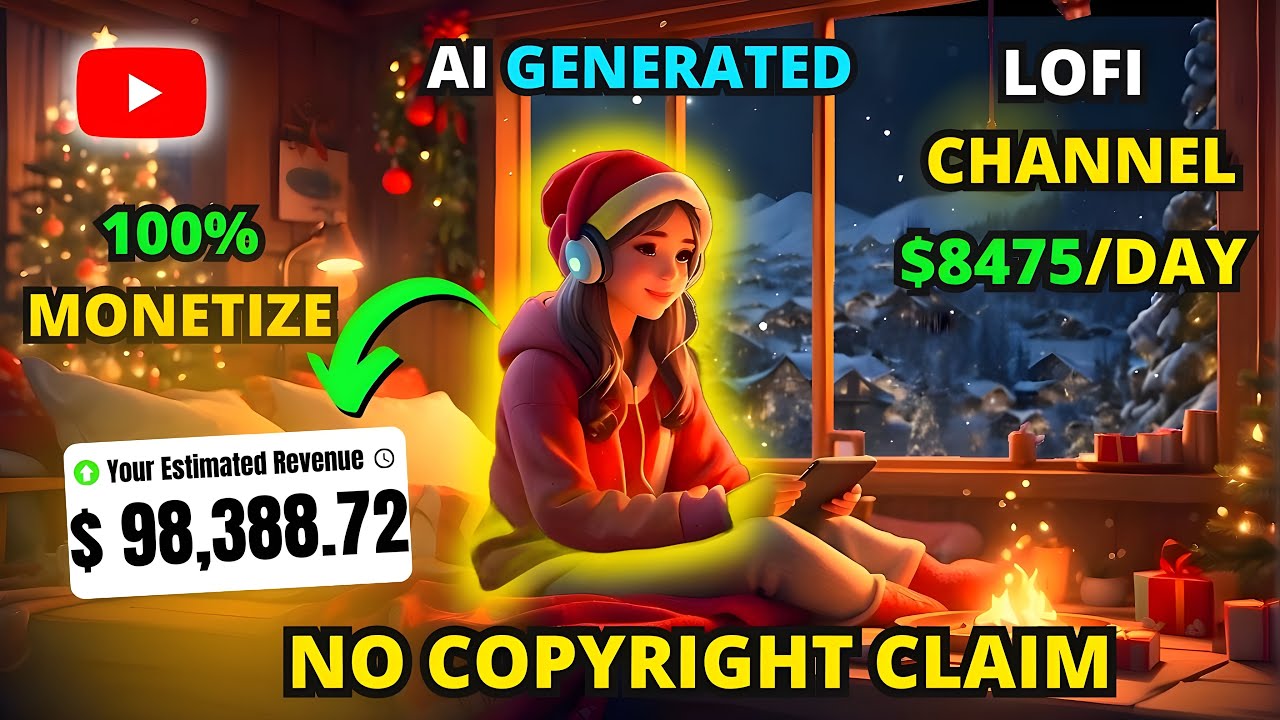 AI Lofi Music No Copyright Issued 100% Monetize | AI Generated lofi ...