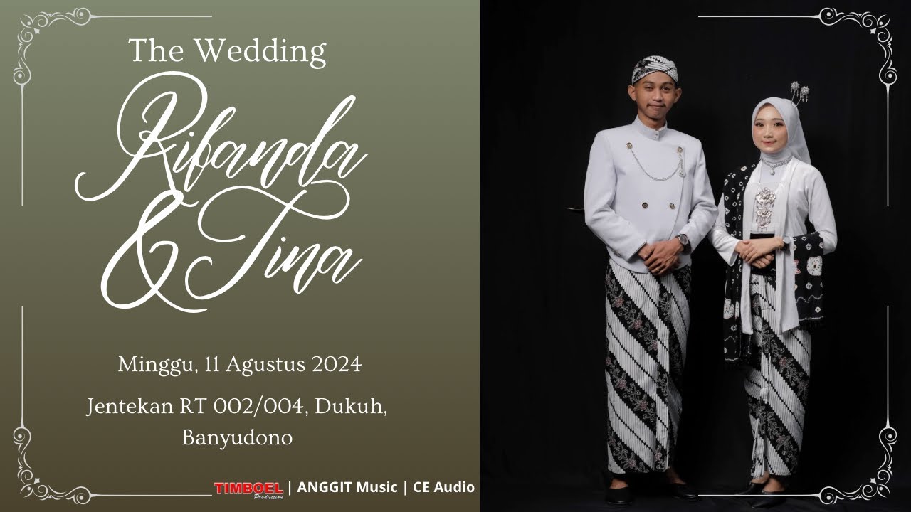 🔴 LIVE : Ngunduh Mantu Rifanda & Tina | Anggit Music | CE Audio | TIMBOEL Production - YouTube