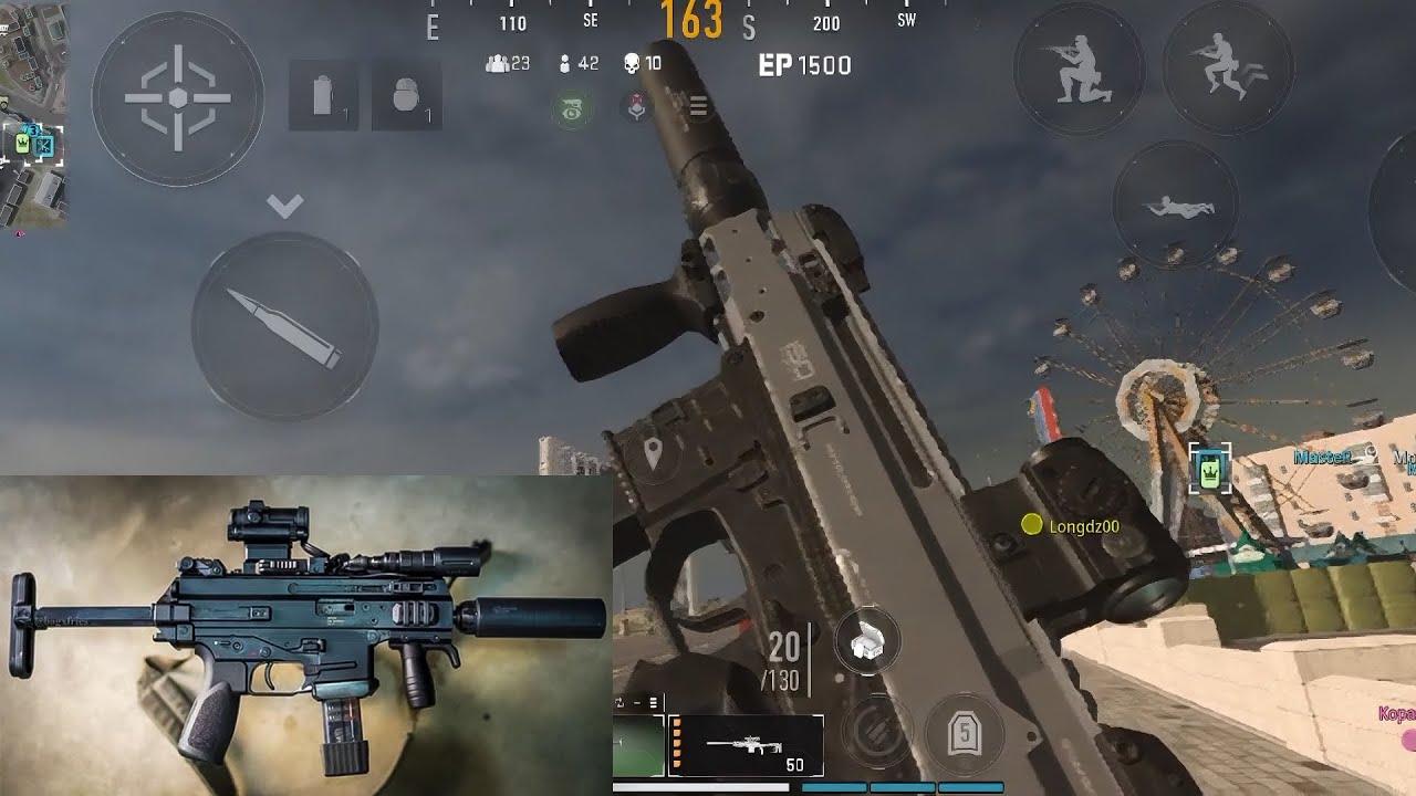 Call of Duty Warzone Mobile Mod Accessory ISO 9MN (B&T APC) SMG & SA-B ...