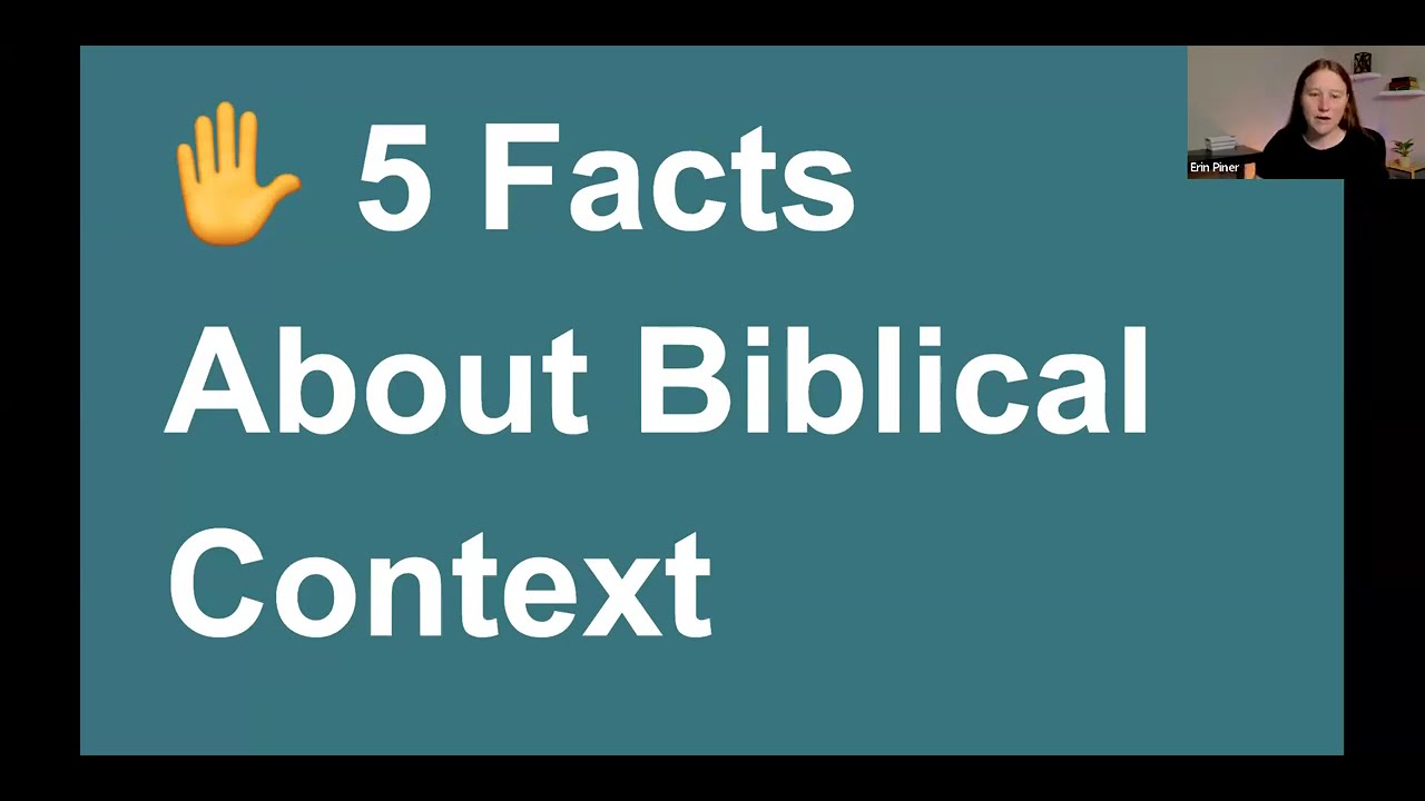5 Facts about Biblical Context - YouTube