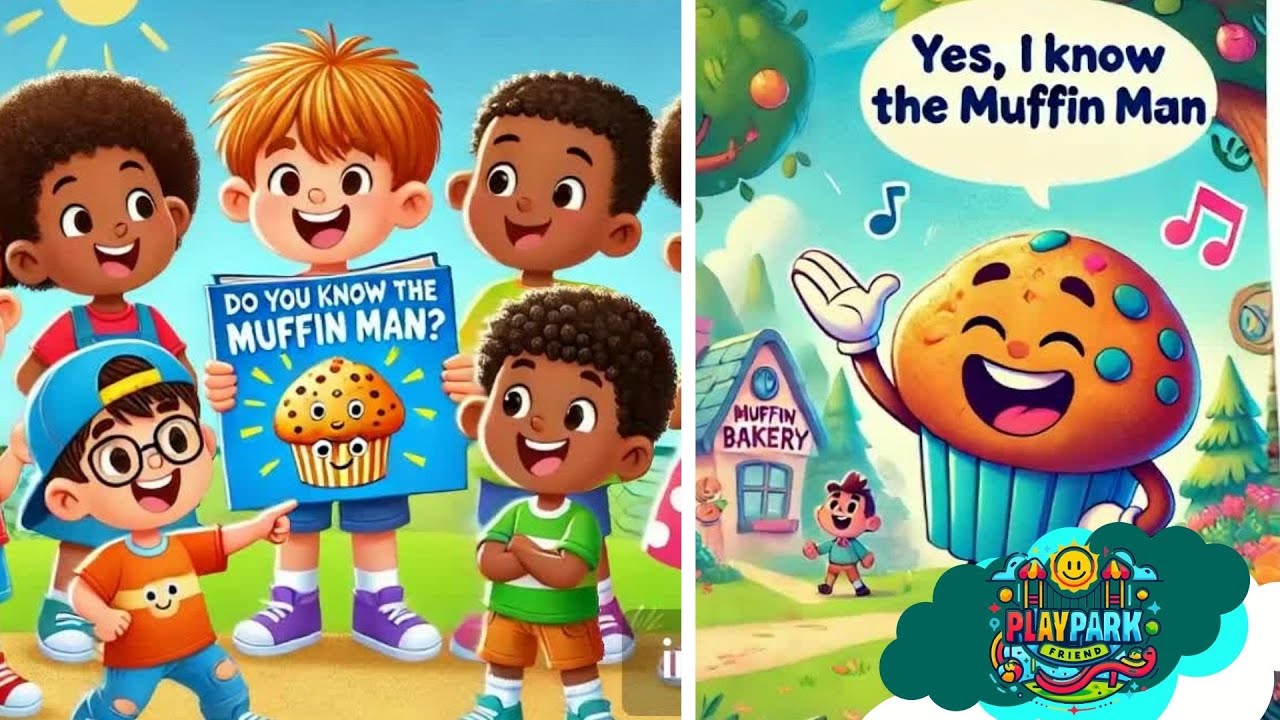 🎵 The Muffin Man | Toddler Fun | Creative Play Activities | Nursery ...