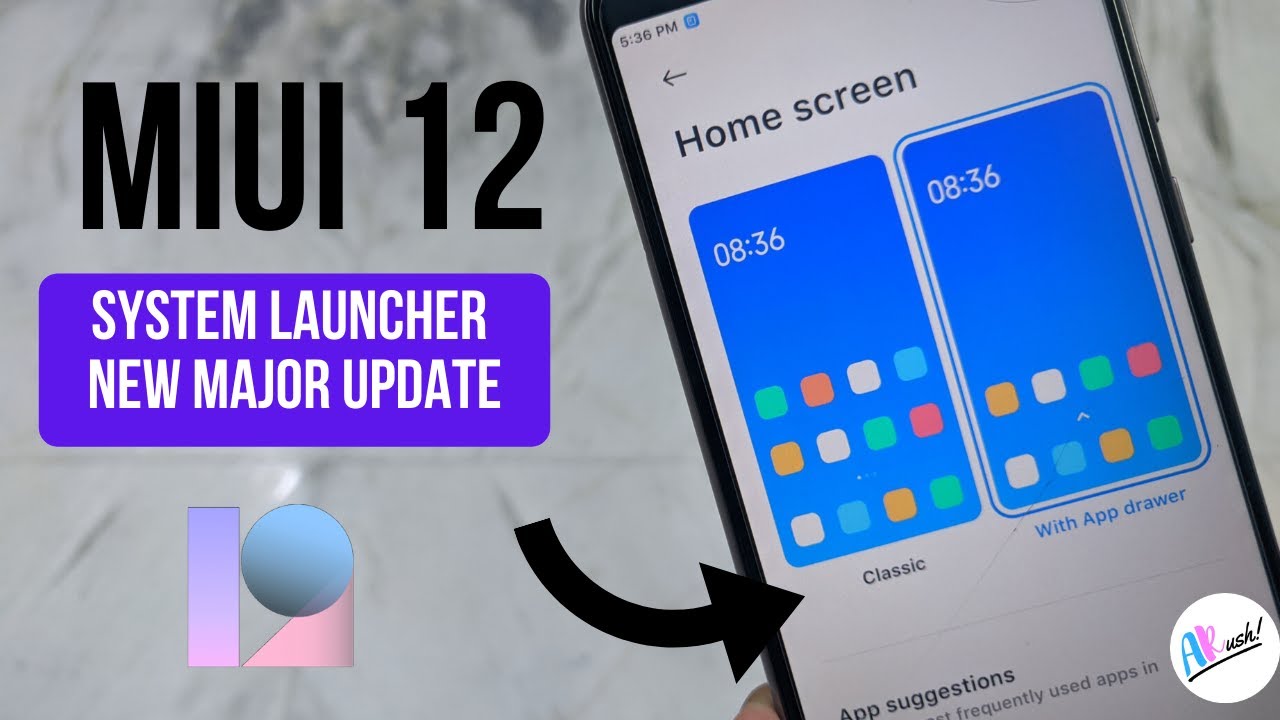 MIUI 12 System Launcher New Major Update | New HomeScreen UI | New ...