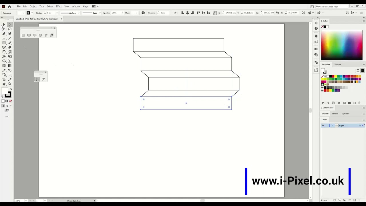 How To Create Stairs In Adobe Illustrator - YouTube