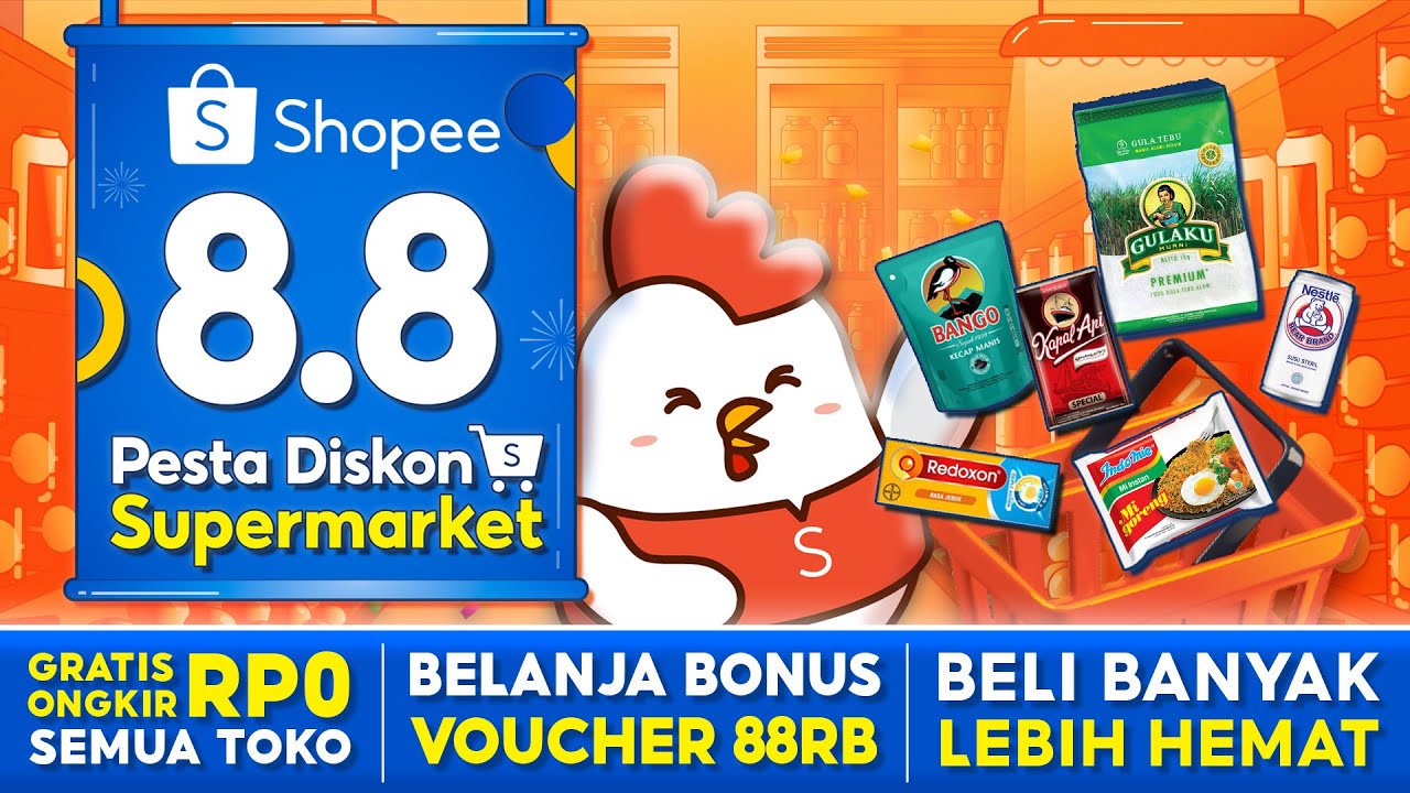 Promo Puncak 8.8 Pesta Diskon Supermarket | Nikmati Gratis Ongkir RP0 ...