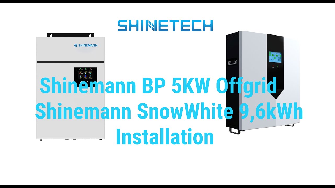 Shinemann BP mit Shineman SnowWhite Installation - YouTube