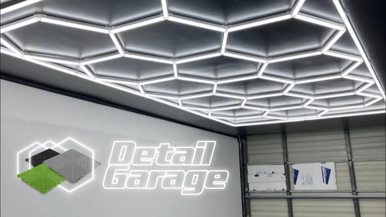 Detail Garage Hexagon Ceiling Light Assembly - YouTube