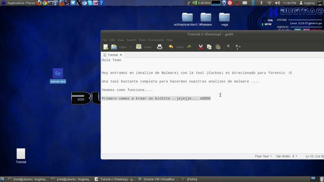 Cuckoo "sandbox"(Analize Malware) Tutorial - YouTube