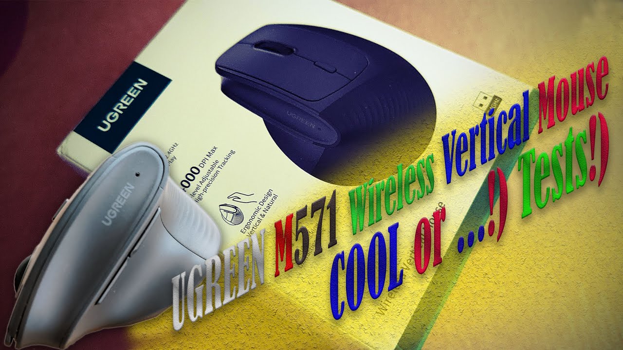 Вертикальная мышь UGREEN M571 беспроводная 2,4 ГГц. Чё, за LIFT ...