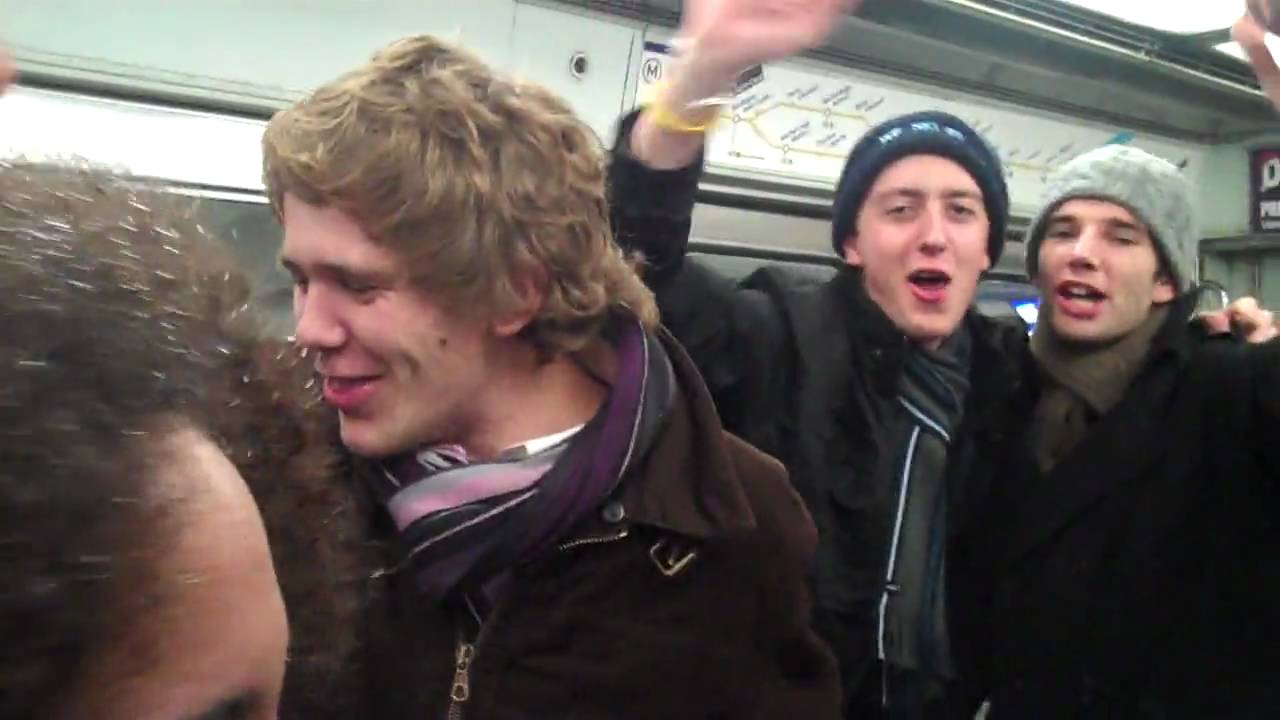 Boys in a metro near Odeon in Paris Dec 09.MP4 - YouTube