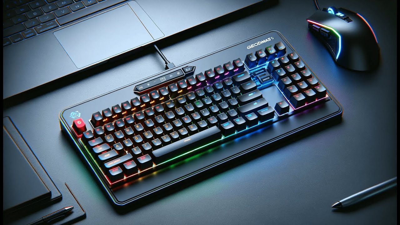 ⌨️ GEODMAER 65% Wireless Gaming Keyboard | Rechargeable RGB Backlit ...
