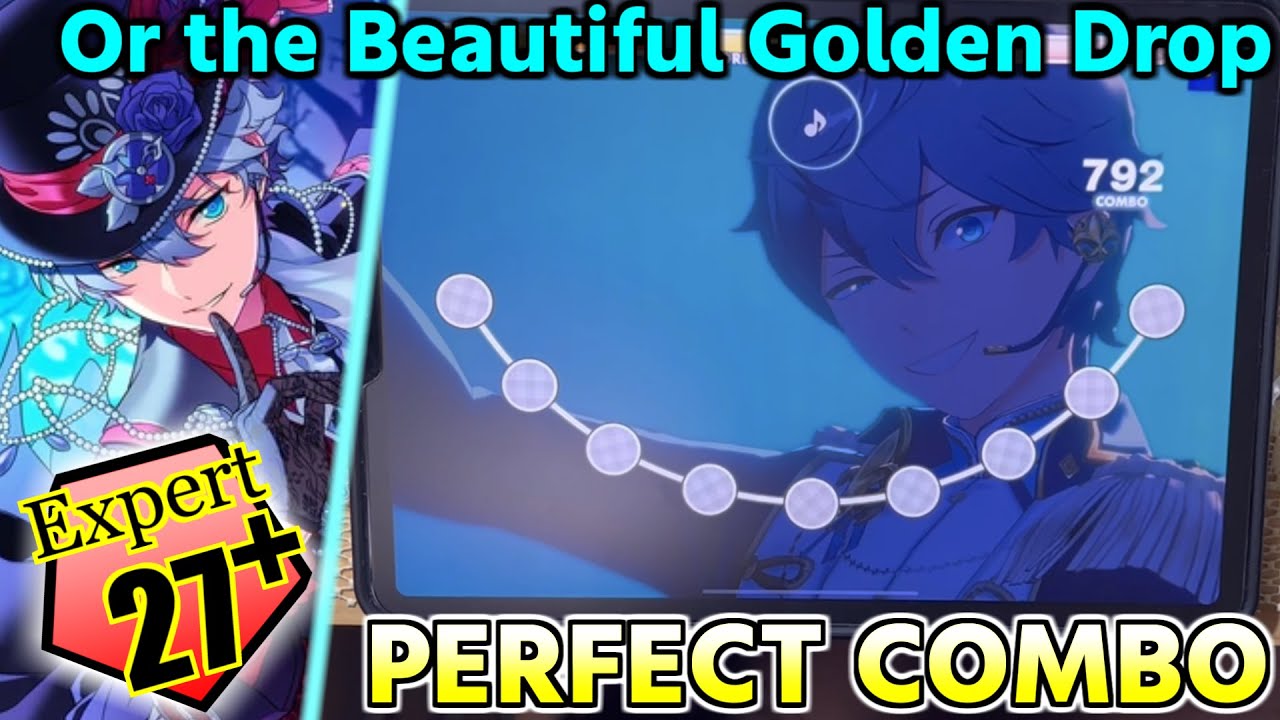 Or the Beautiful Golden Drop (Expert Lv27+) PERFECT COMBO 手元【あんスタMusic ...