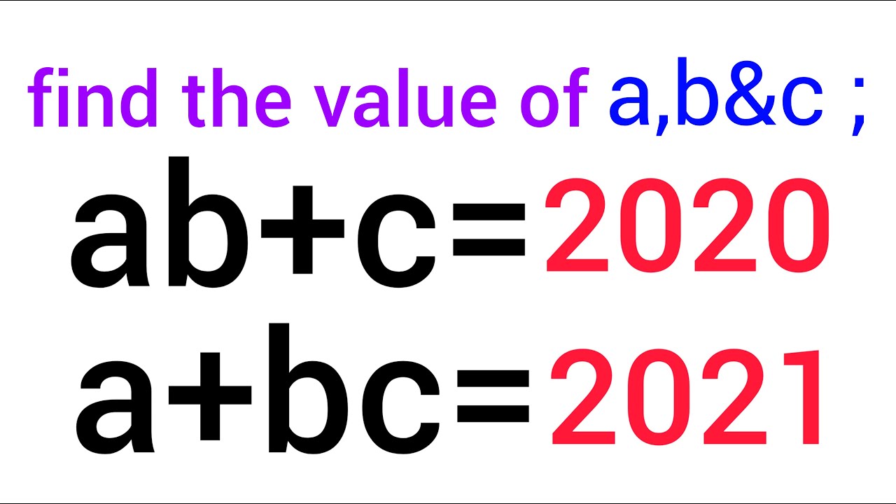 Math Olympiad • How to solve this algebra problem ? - YouTube