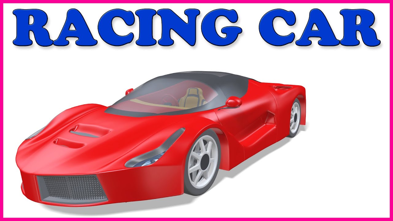 Sports Car Race Cartoon Kids Video | Toy Cars for Toddlers & Children ...