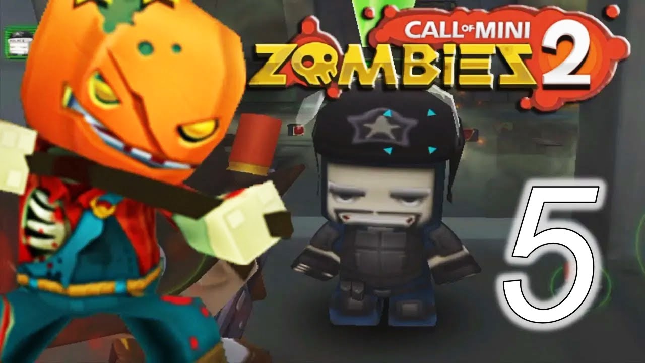 ★Sheriff VS Straw Man!!! | Call of Mini Zombies 2 | Español | Parte 5 ...