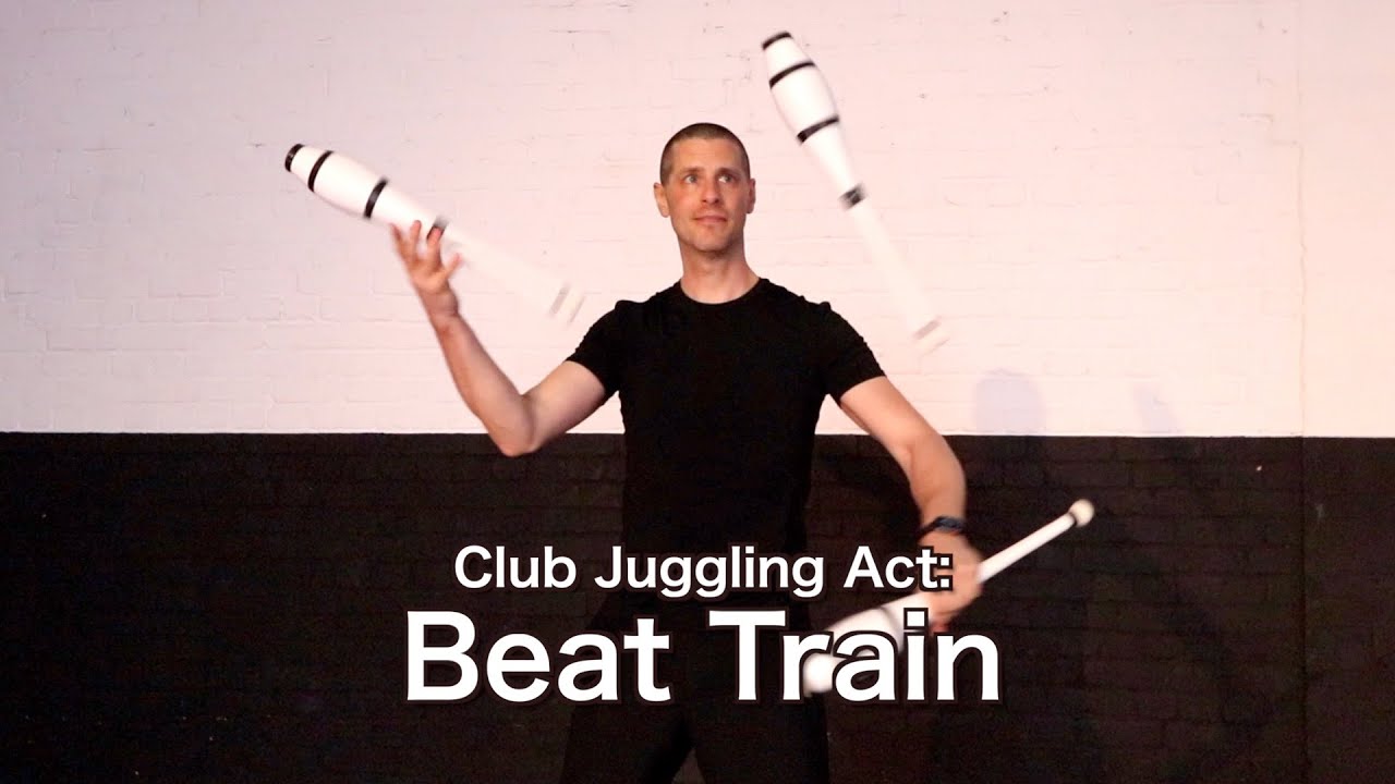 Club Juggling Act: Beat Train - YouTube
