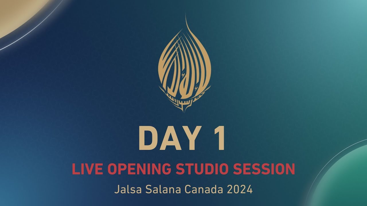 Morning LIVE studio session | Jalsa Salana Canada 2024 | Day 1 - YouTube