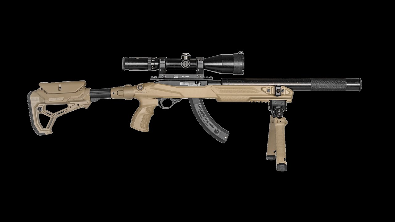 Fab Defense Ruger 1022 Chassis - YouTube