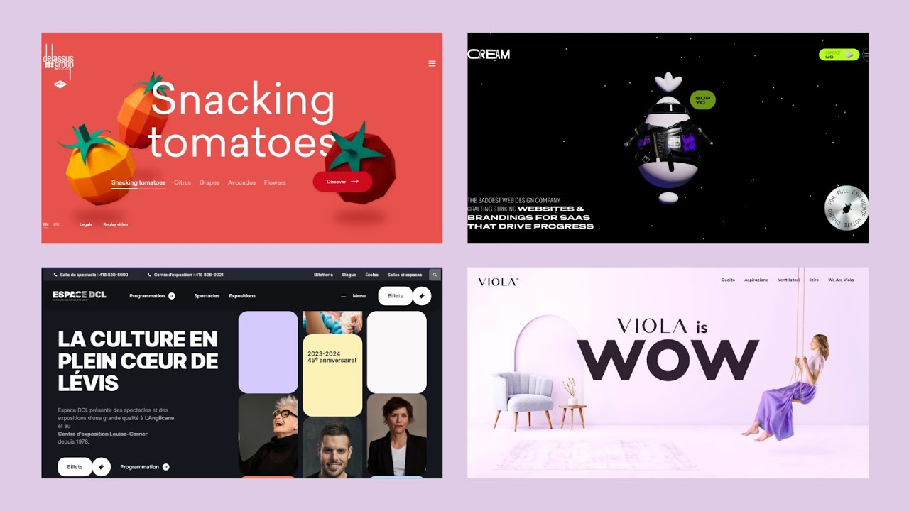 Innovative Ideas Landing Page With Animation, Creative Navigation Menu ...