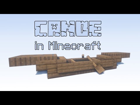 How To Build A Canoe In Minecraft