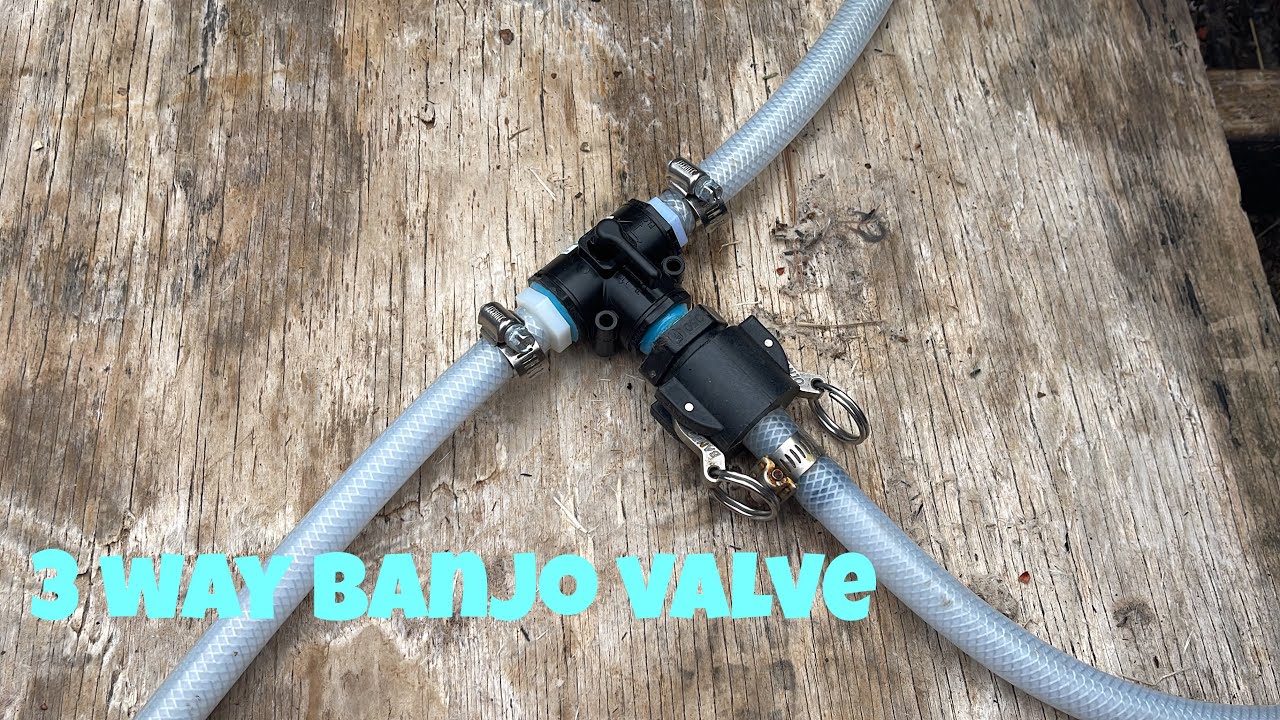 Flush valve for batch mixing on my soft wash pump - YouTube