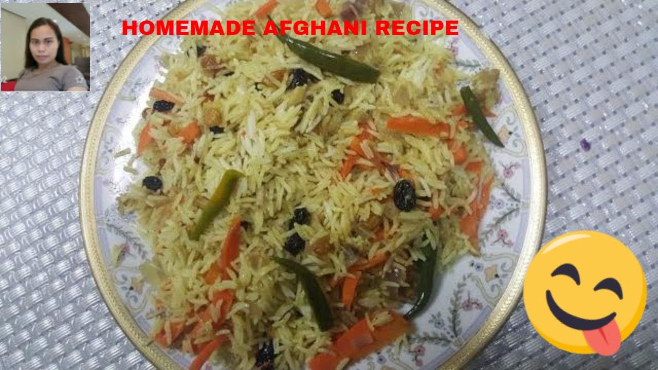 afghani rice recipe - YouTube