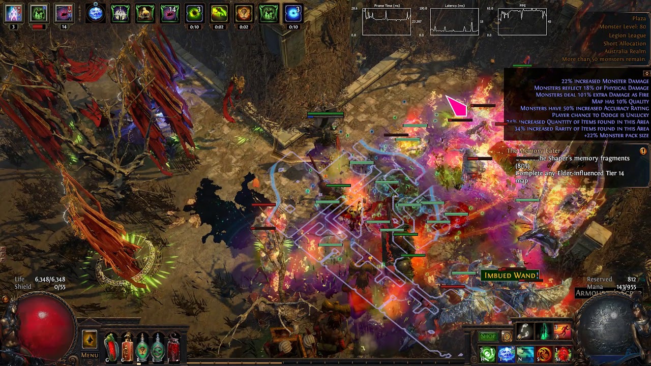 Path of Exile - Enhanced Vaal + Spiders Mapping Demo 2 | Big DPS ...