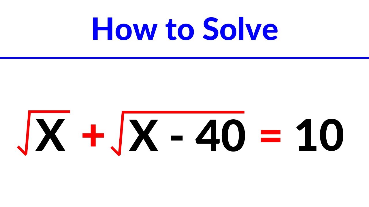 A Nice Square Root Math Simplification Algebra Challenge Youtube 1508
