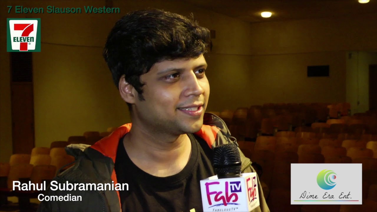 Rahul Subramanian at the LA Comedy Show sponsored by 7 Eleven Slauson ...