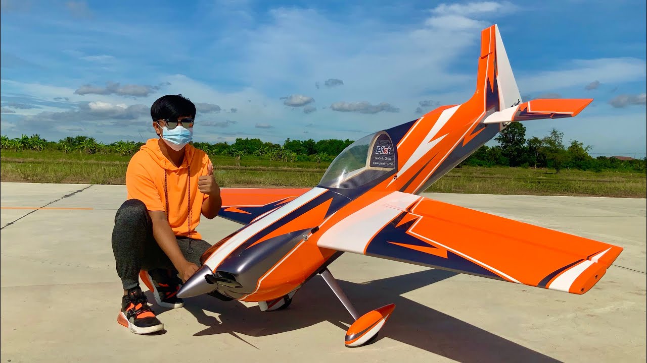 New !! Pilot-RC Laser 103” (Orange Scheme)with DLE120cc / Break-in ...
