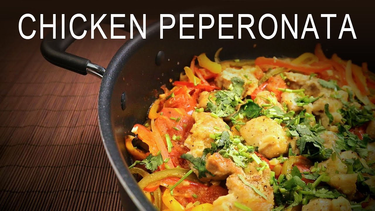 Chicken Peperonata | Simple but Delicious Bell Pepper Stew! - YouTube