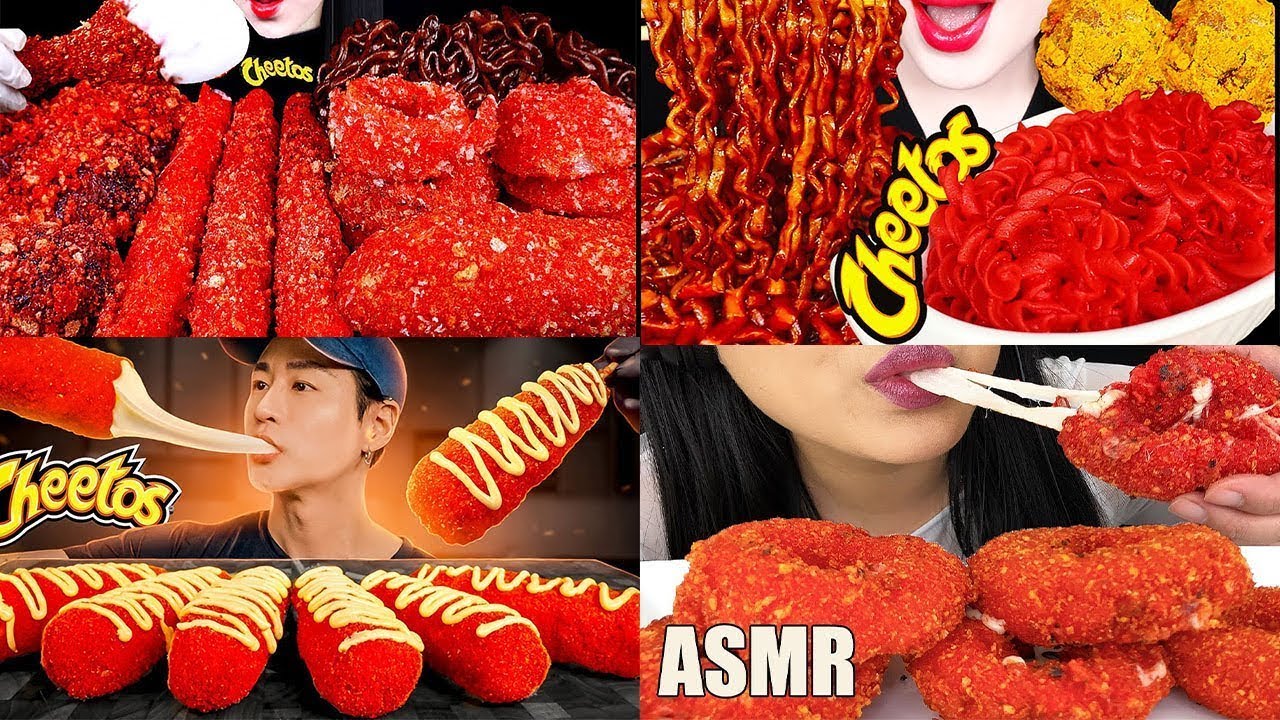 ASMR Fast Food Mukbang Compilation | Fast Food Asmr | Satisfying eating ...
