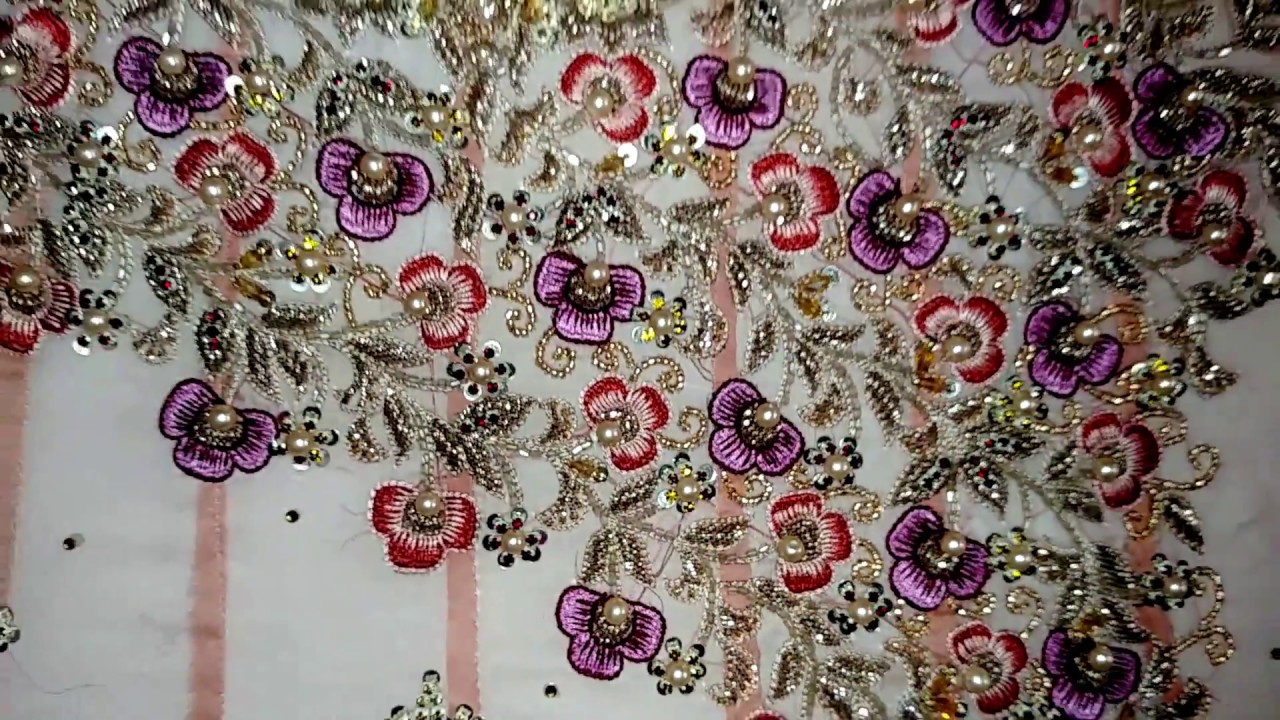 Latest short frock design | Latest party wear dress | Hand embroidery ...