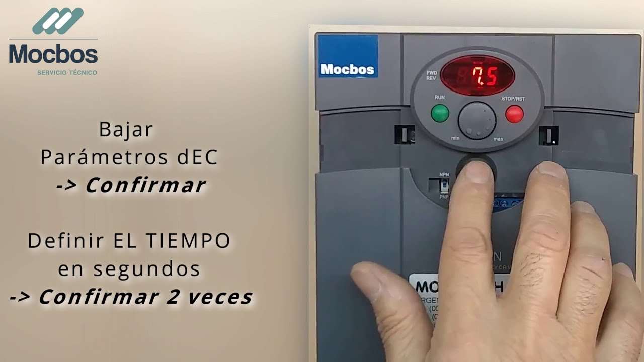 Ajustes de Aceleración y Desaceleración - Programar Variador Sinus N ...