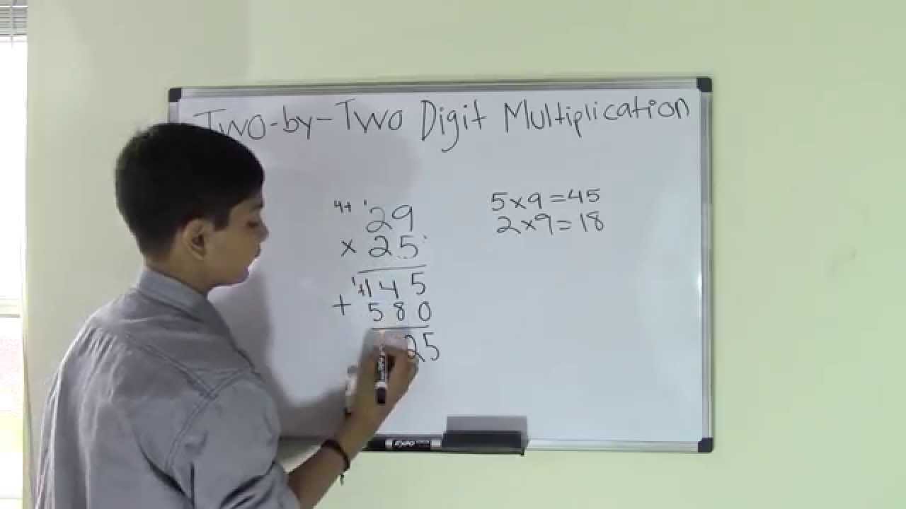 5th Grade Math Two Digit by Two Digit Multiplication - YouTube