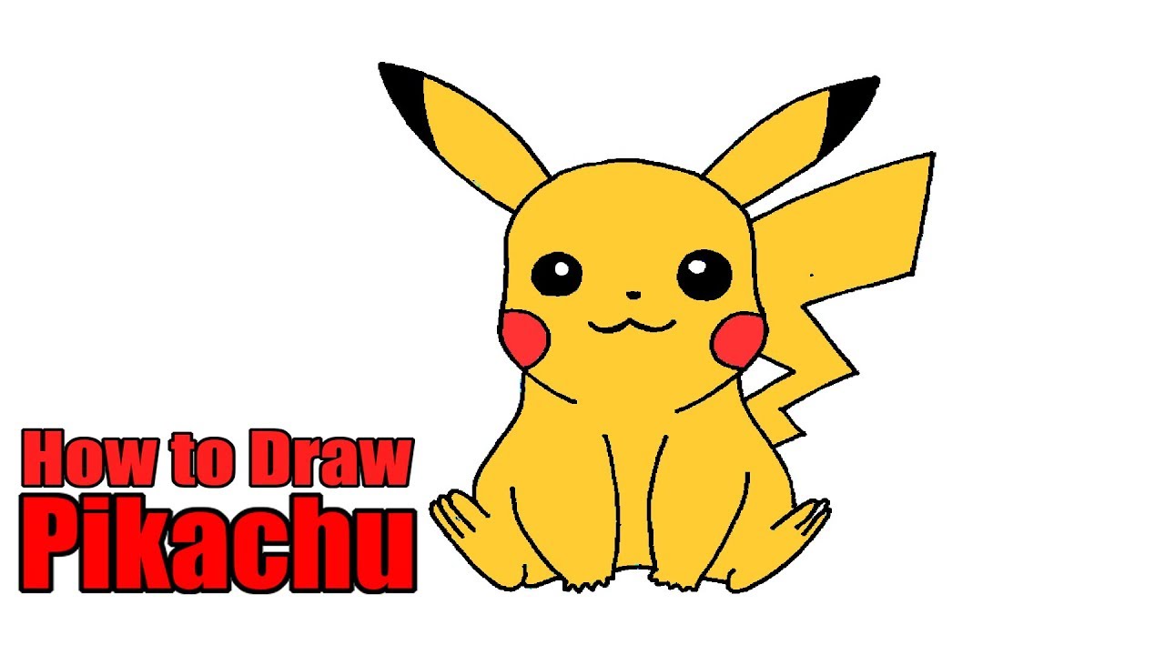 How to Draw Pikachu | Pokemon | step by step easy - YouTube