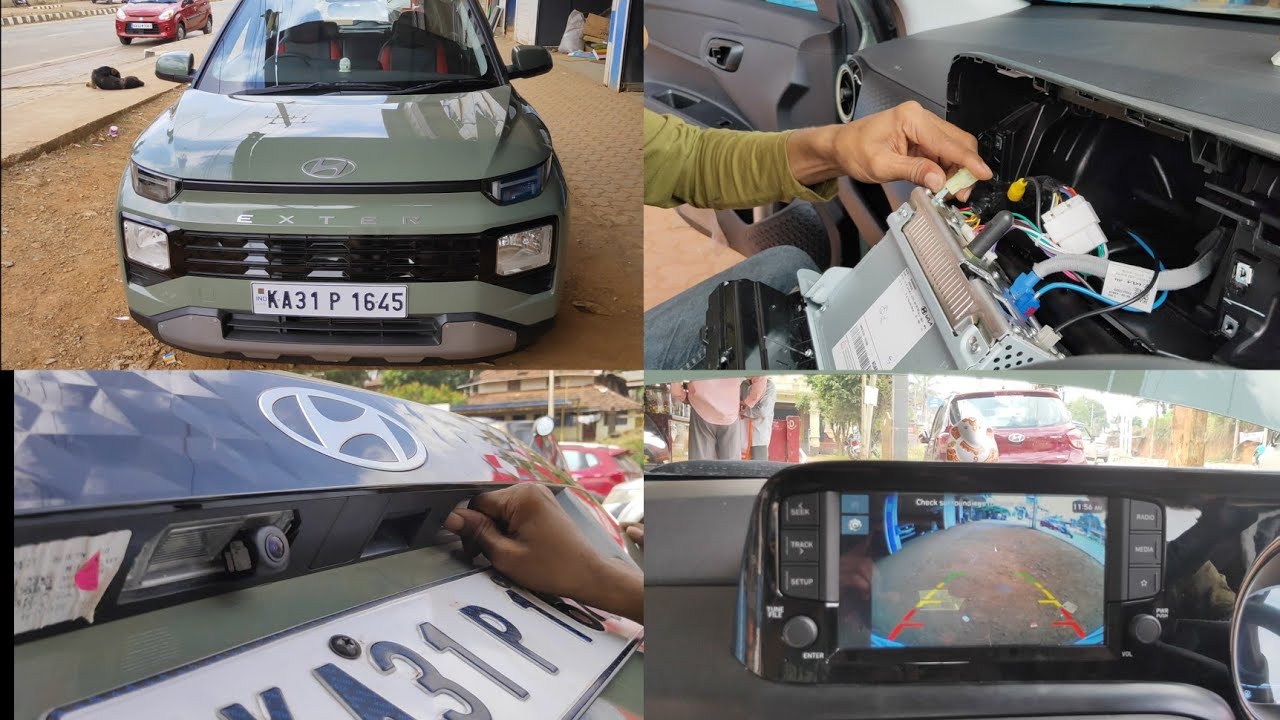 Hyundai Exter Frame Removing + Reverse Camera Fitting ...