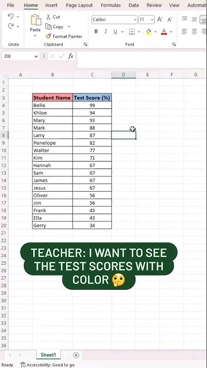 How to do conditional formatting with color scales in Excel! #excel #exceltips #exceltricks ...