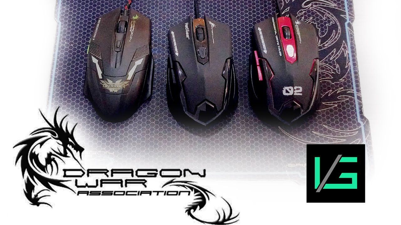 Dragonwar Mouse Unboxing and Comparison - YouTube