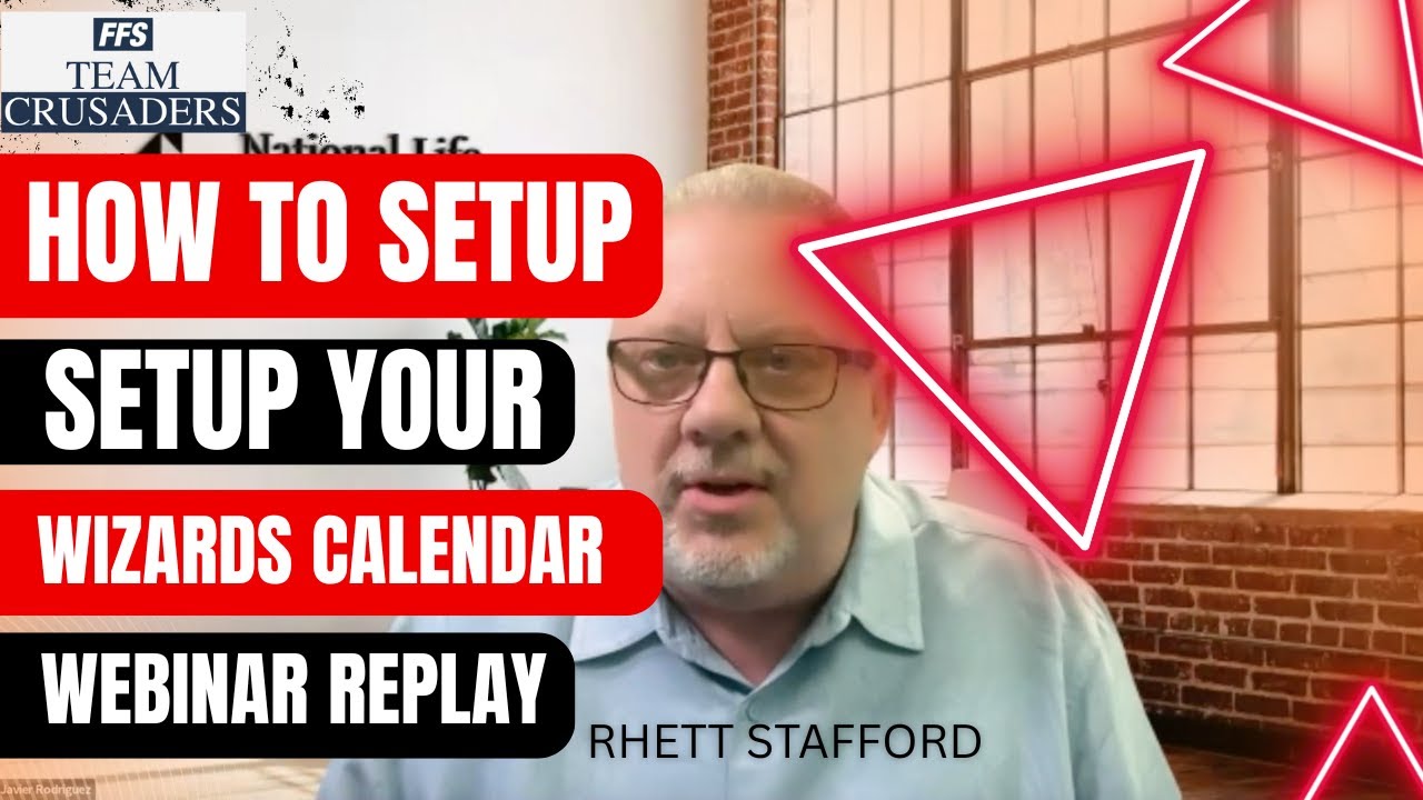 Wizards calendar setup webinar replay by Rhett Stafford - YouTube