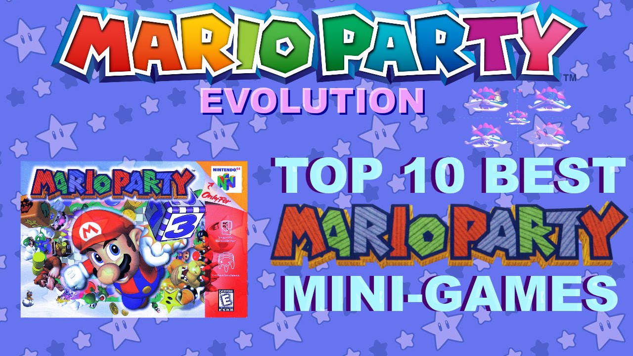 Mario Party Evolution! ~ Top 10 Best ~ Mario Party 1 Mini-Games - YouTube
