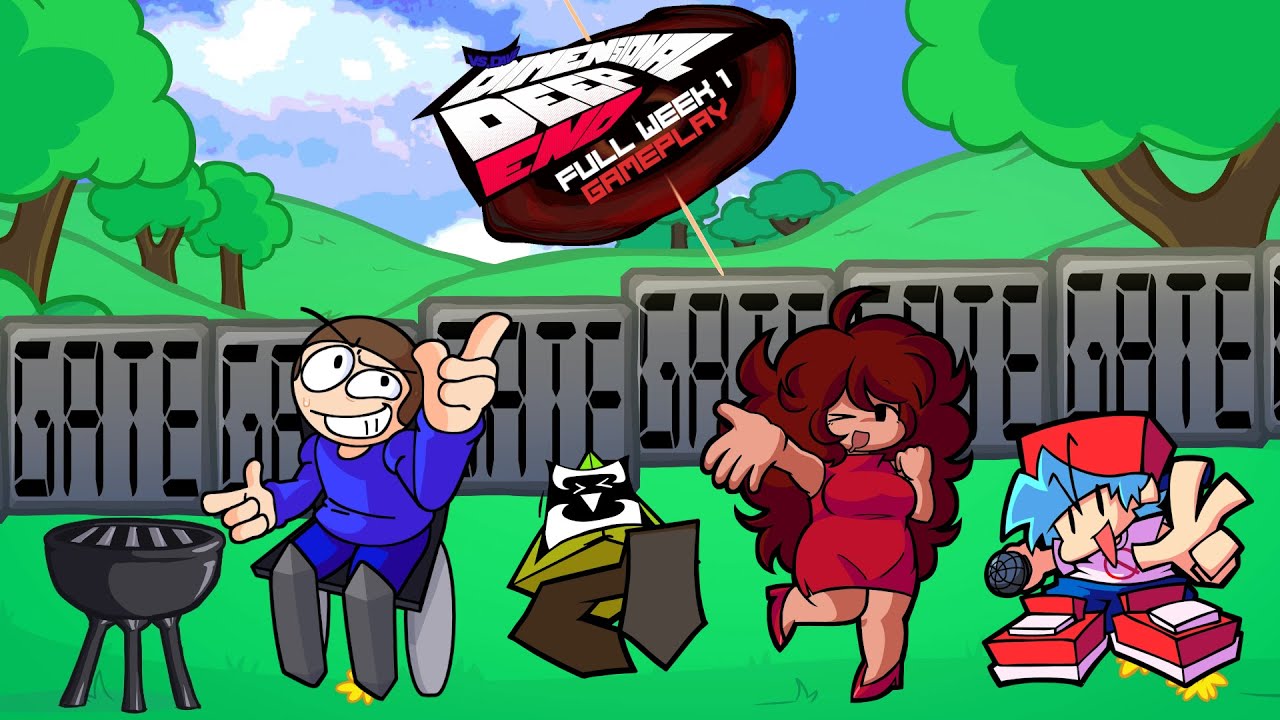 Vs Dave - DIMENSIONAL DEEP END | Full Week 1 Gameplay - YouTube