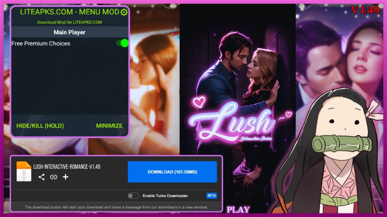 💜SAIUU! LUSH INTERACTIVE STORIES COM ESCOLHAS PREMIUM V1.49 - YouTube