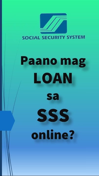 Paano mag file ng loan sa SSS online #shorts - YouTube