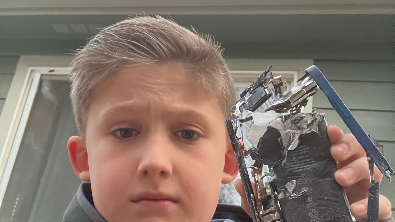 Destroying an iPhone! - YouTube