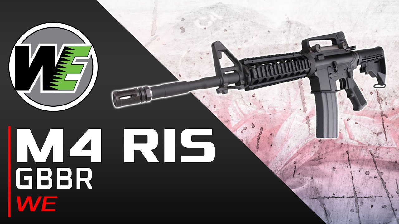 [M4 RIS GBBR - WE] Présentation | Review | Airsoft FR - EN subs - YouTube