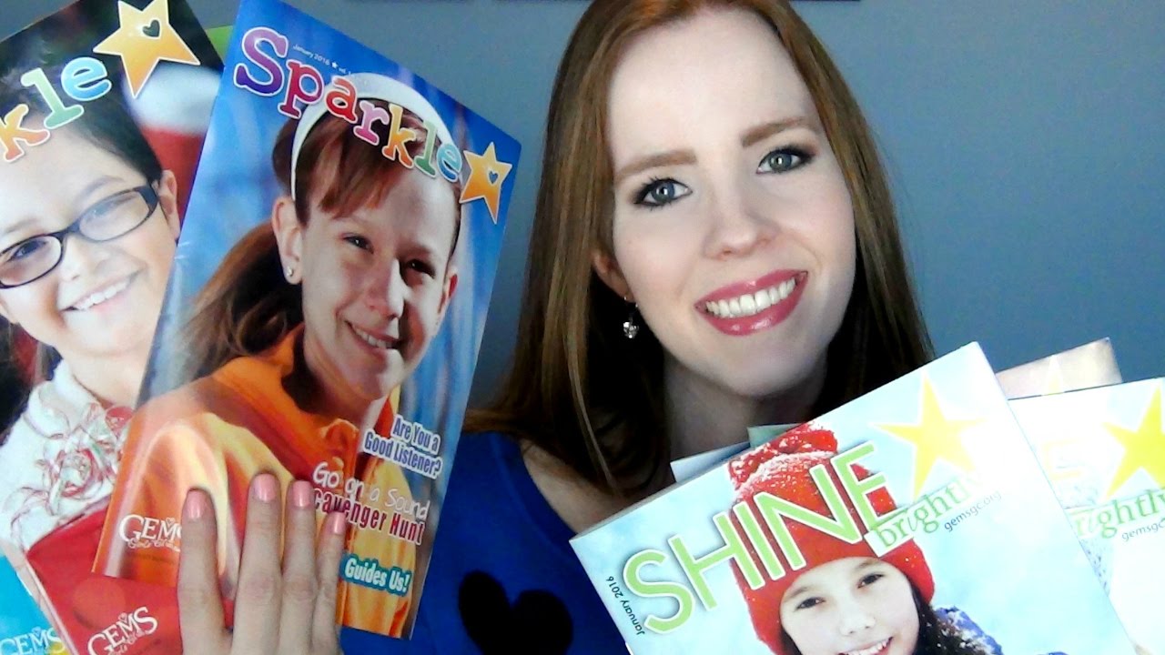 Christian Magazine for Girls: Sparkle & Shine Brightly Magazines - YouTube